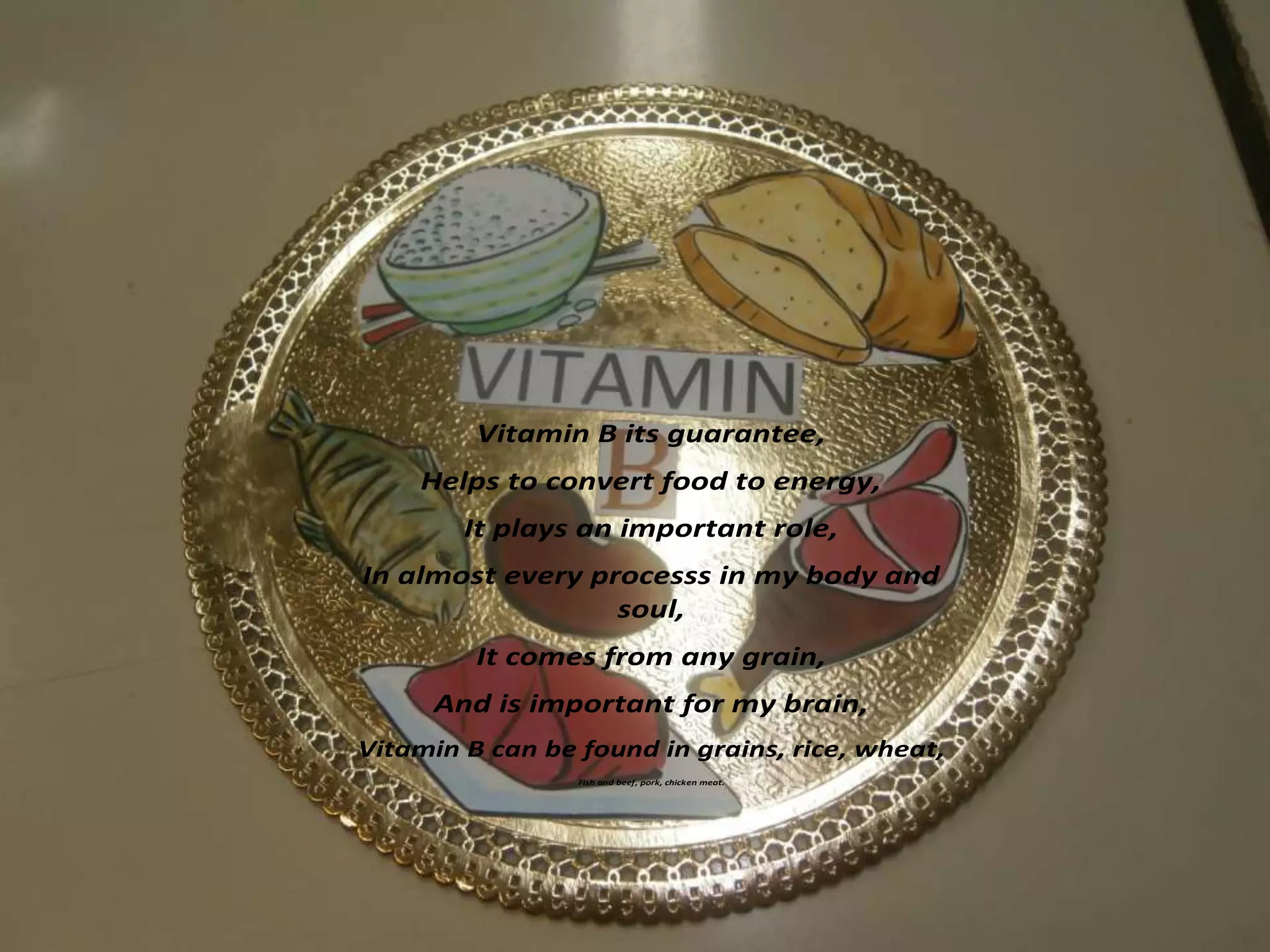 Healthy food rhymes ppt | PPTX
