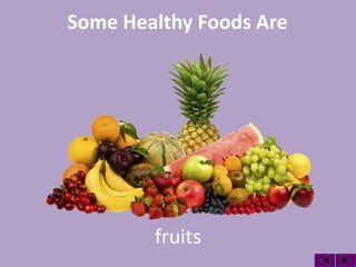 Healthy Foods Examples and Activities | PPTX