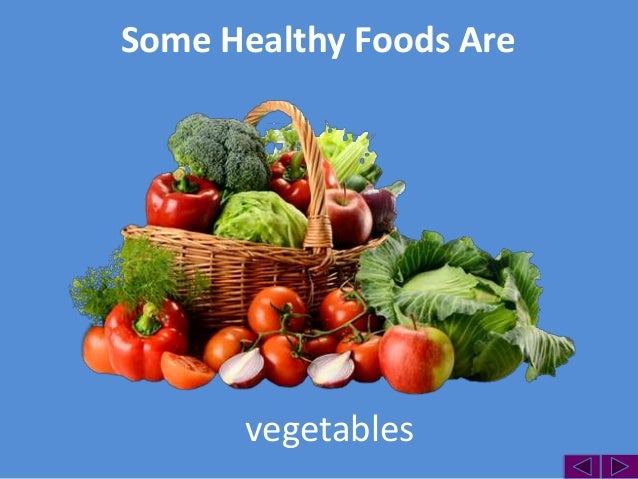Healthy Foods Examples and Activities