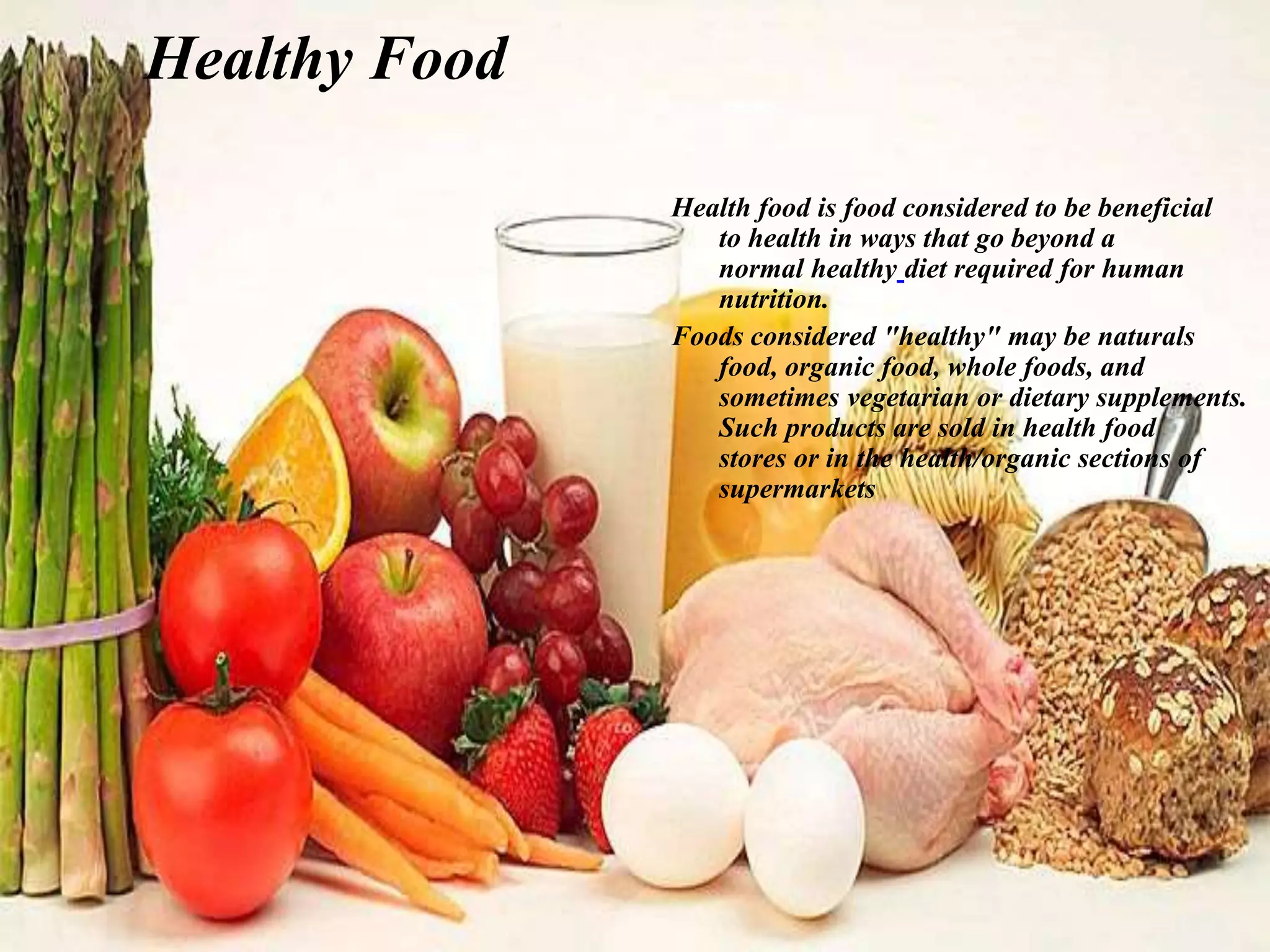 Healthy food vs fast food | PPTX | Healthy Cooking and Eating | Food ...