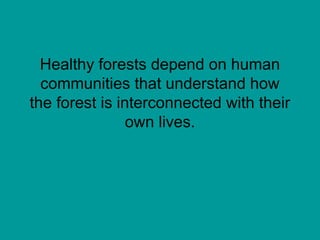 Quality and attributes of Healthy Forest.ppt