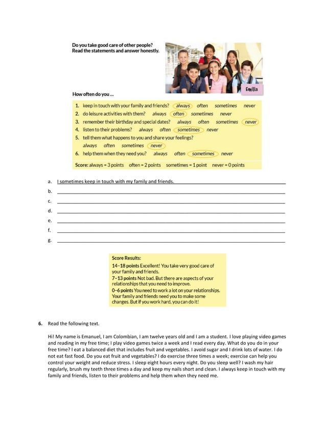 HEALTHY HABITS PROJECT. | PDF