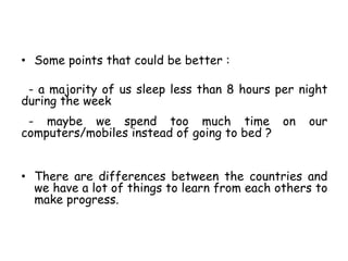 Healthy Habits Survey_French Presentation | PPTX
