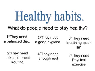 Healthy habits unit 1 | PPT