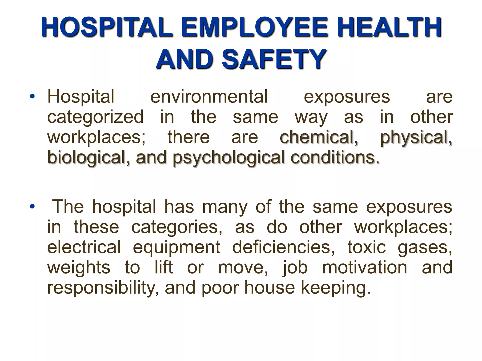 Healthy hospital environment | PPT