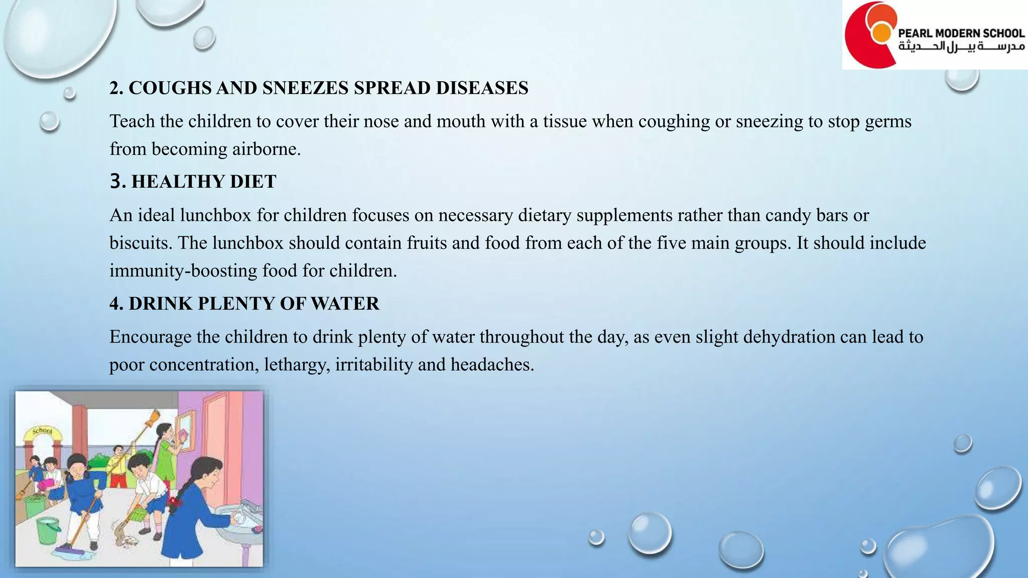 Healthy hygiene habits at school pearl modern school | PPTX ...