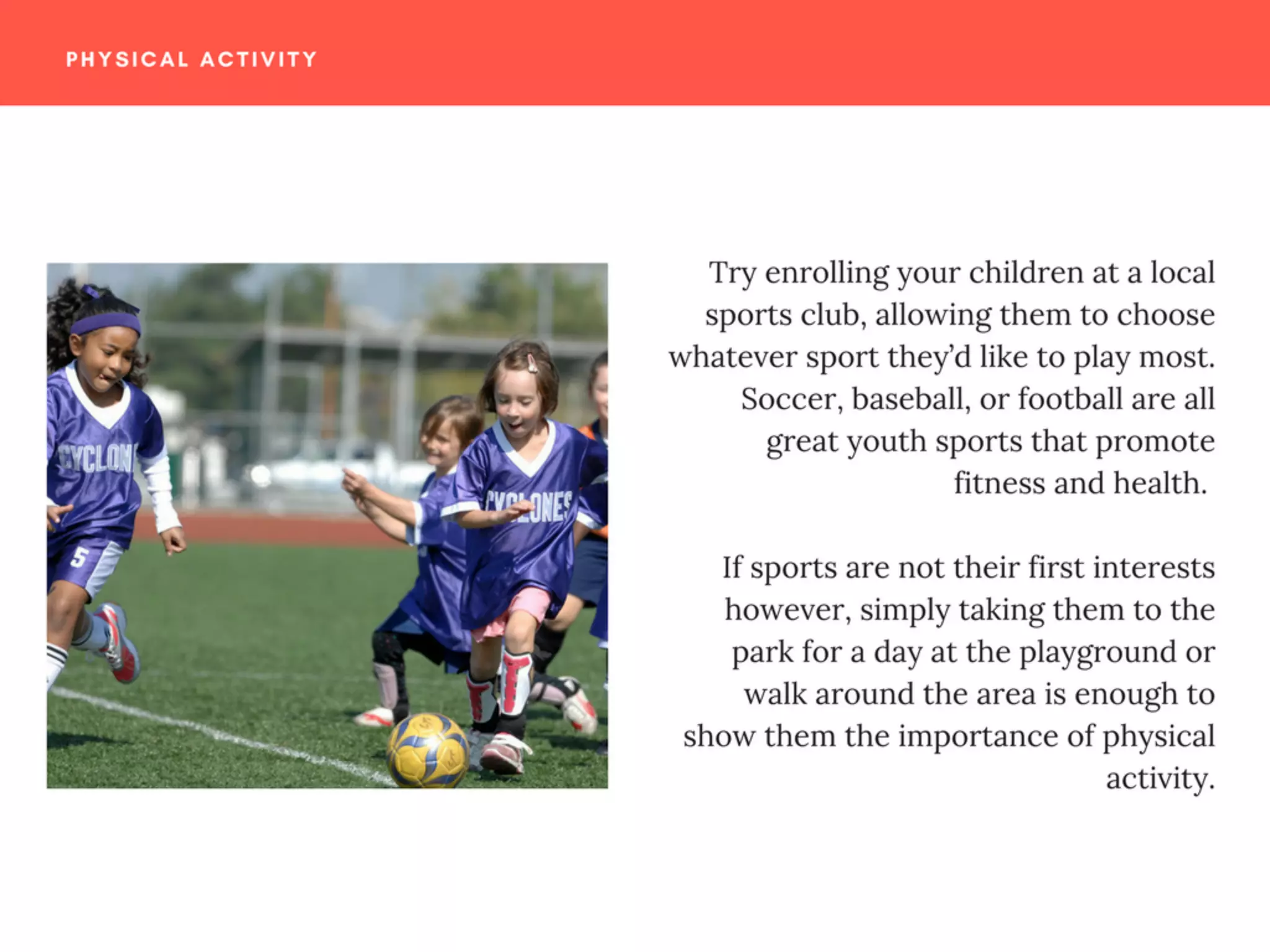 Promoting a Healthy Lifestyle for Children | PDF