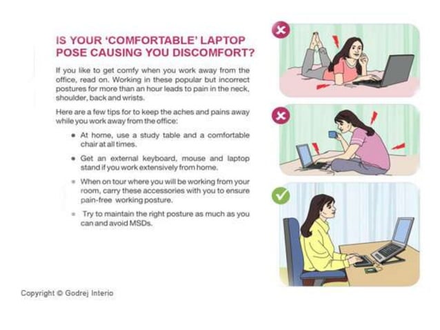 Healthy Laptop Usage Tips | PPTX