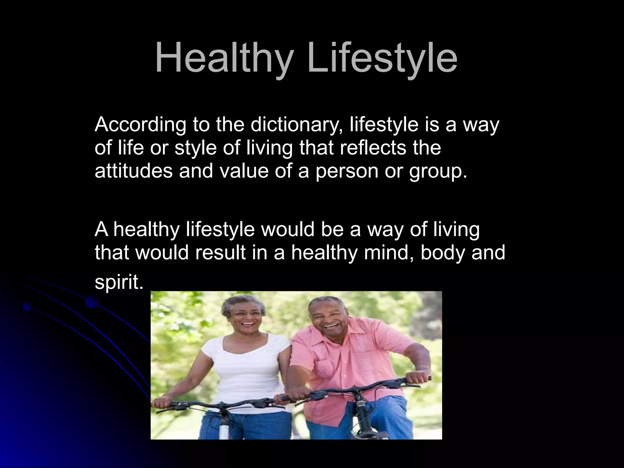 Healthy lifestyle | PPT