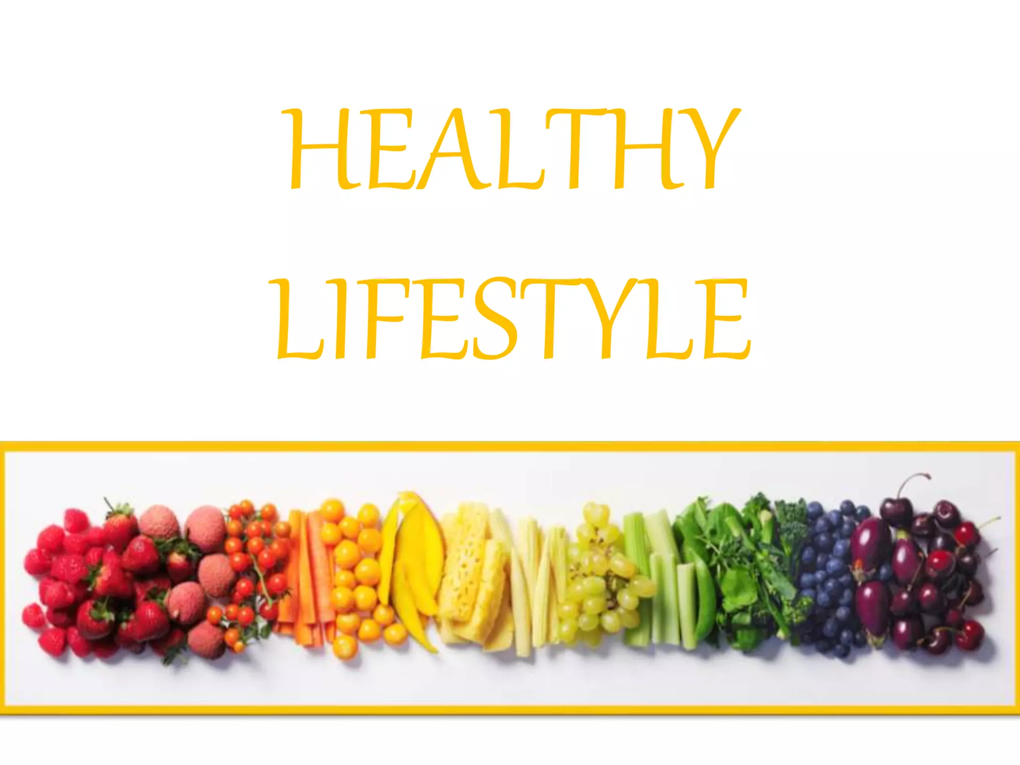 Healthy lifestyle | PPTX