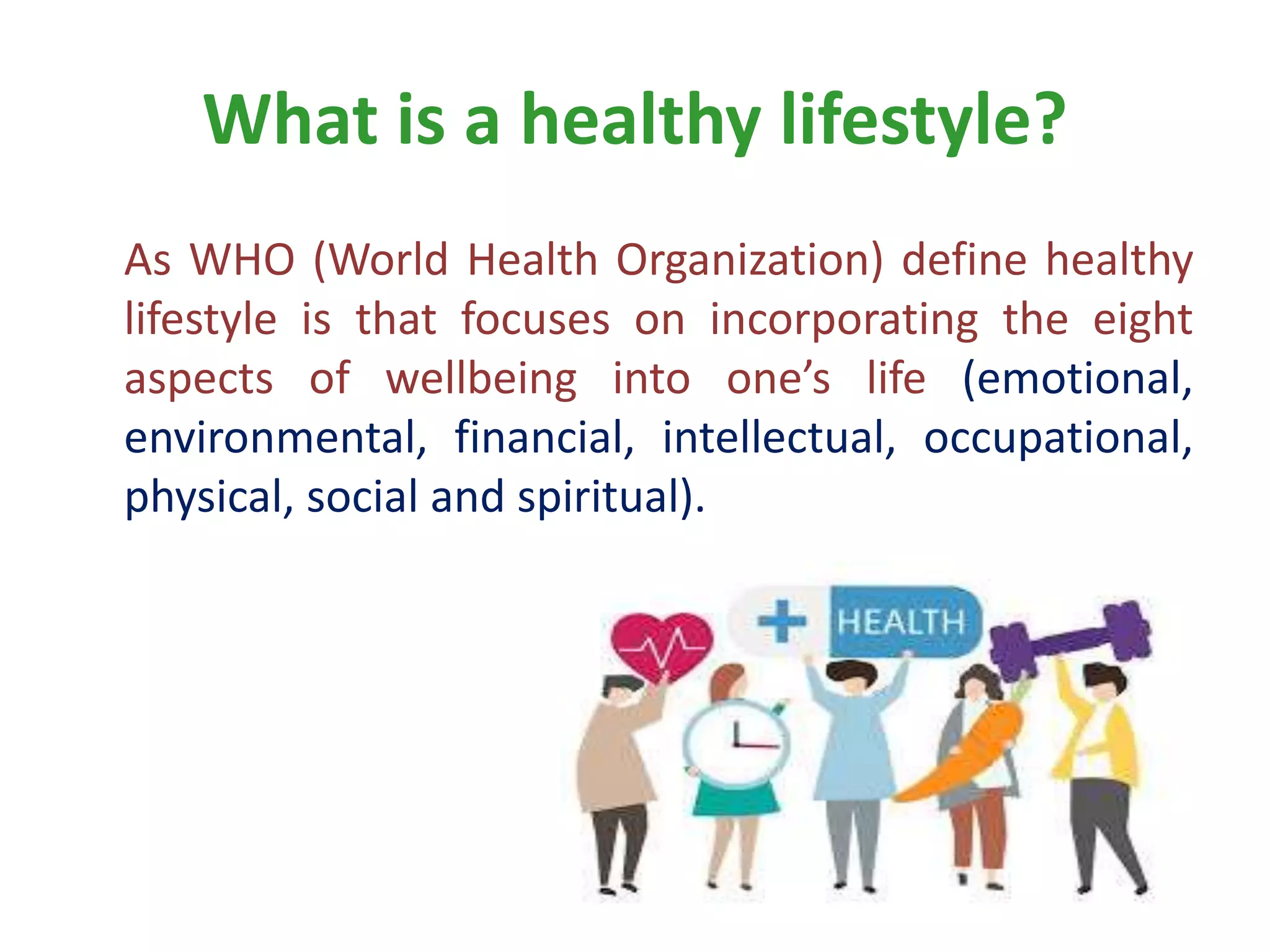 Healthy lifestyle | PPTX