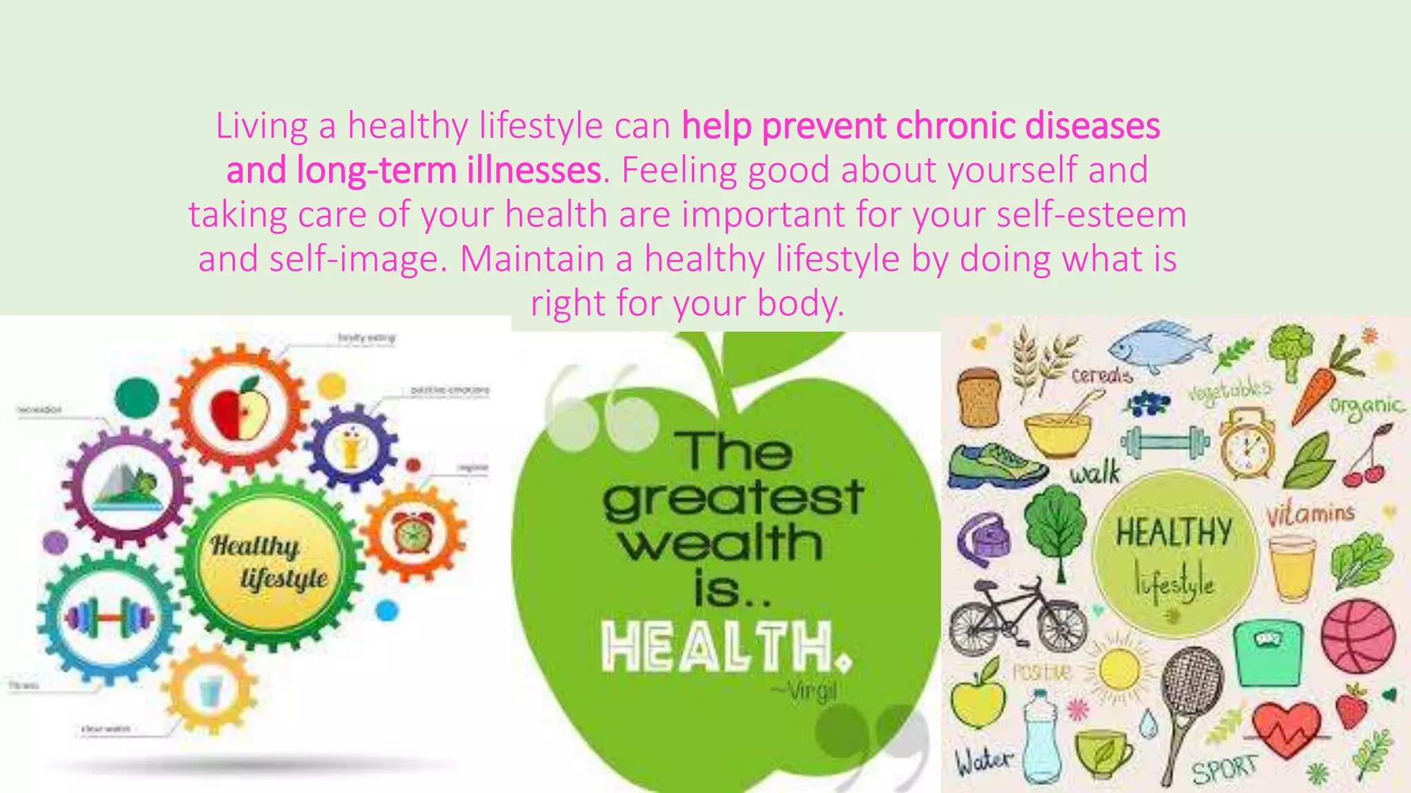 Healthy lifestyle PRESENTATION | PPTX