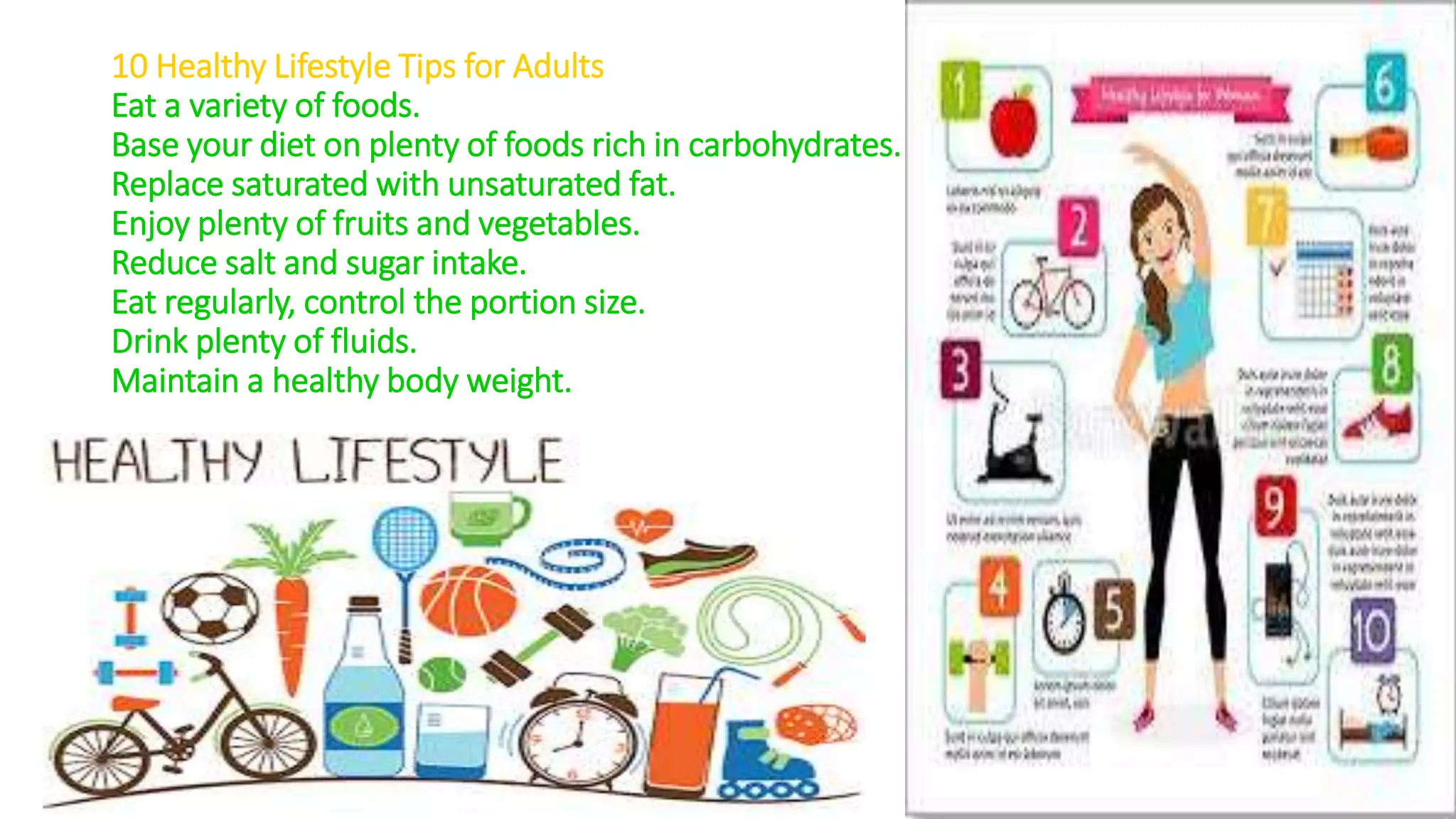 Healthy lifestyle PRESENTATION | PPTX