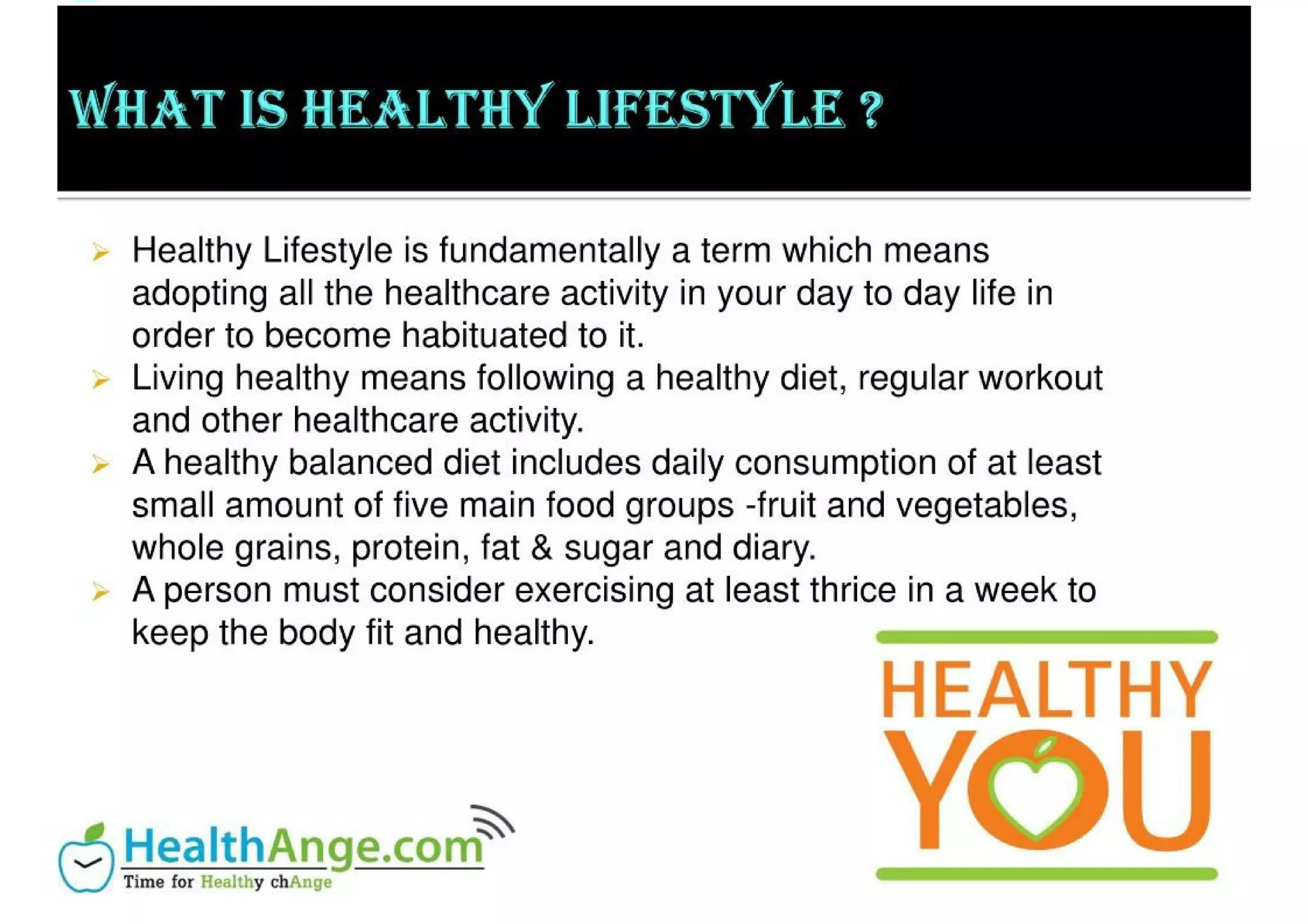 Healthy Lifestyle | PDF
