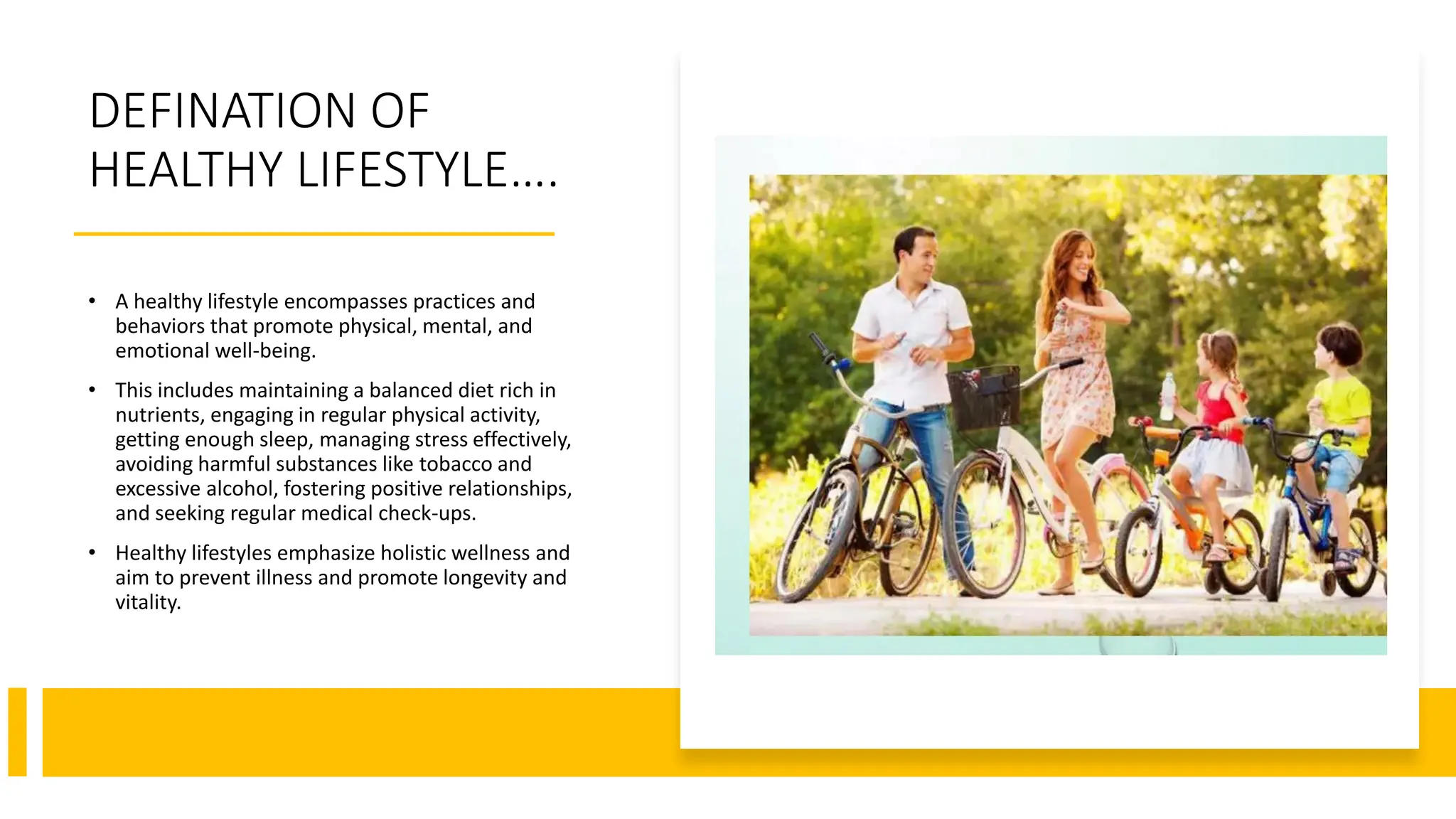 HEALTHY LIFESTYLE for healthy living.... | PDF