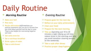 HEALTHY LIFESTYLE POWERPOINT PRESENTATION | PPT