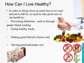 how to maintain a healthy lifestyle pptx | PPTX