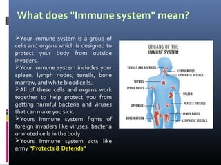 Healthy lifestyle with immune health | PPT | Infectious Diseases ...