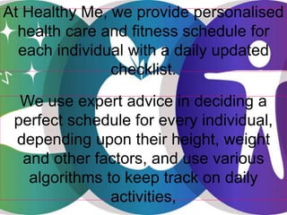 Healthy me | PPTX