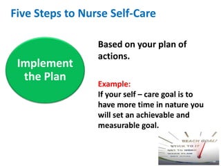 Healthy nurses importance of caring for ourselves | PPTX