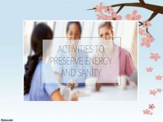 Healthy nurses importance of caring for ourselves | PPTX