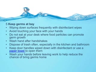 Healthy office habits | PPT