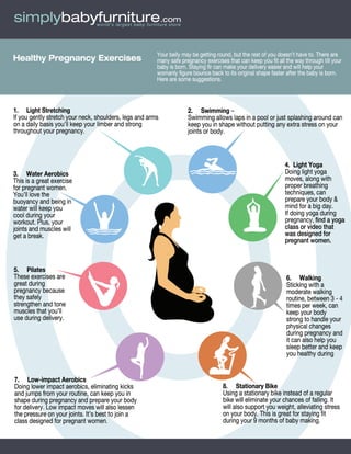 Healthy Pregnancy Exercises | PDF