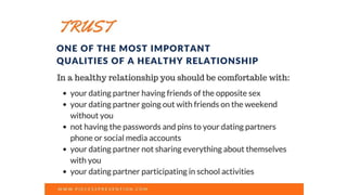 Healthy Teen Dating Relationships | PPTX