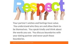 Healthy Teen Dating Relationships | PPTX