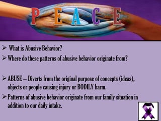 Healthy Relationships (101413) - (Domestic Violence) | PPT