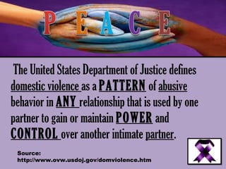 Healthy Relationships (101413) - (Domestic Violence) | PPT