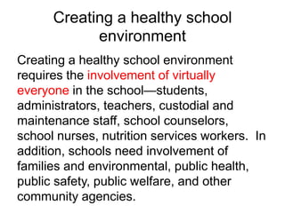 Healthy school | PPTX
