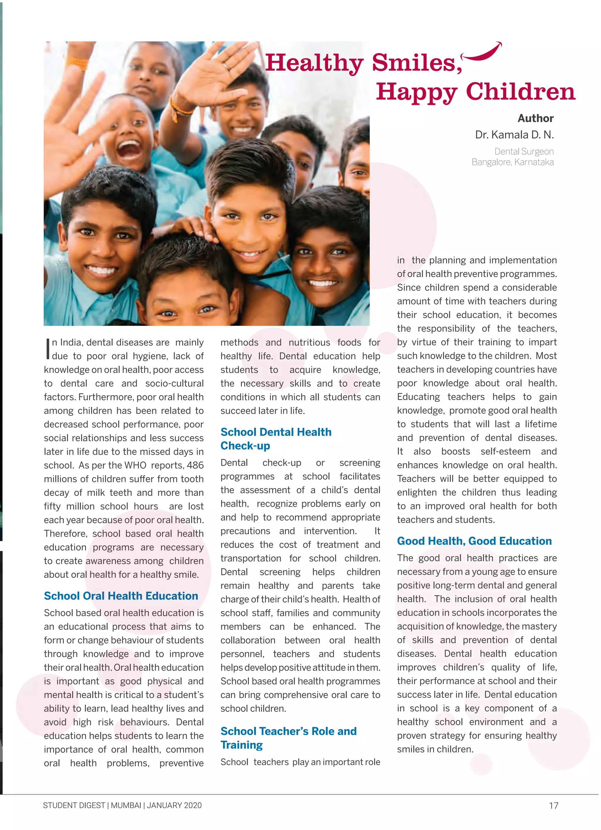 Healthy smiles happy children | PDF