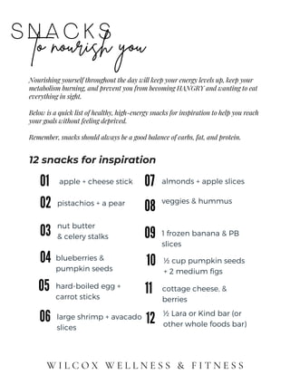 Healthy Snacking Guide | PDF | Vegetarian Diets | Food & Drink