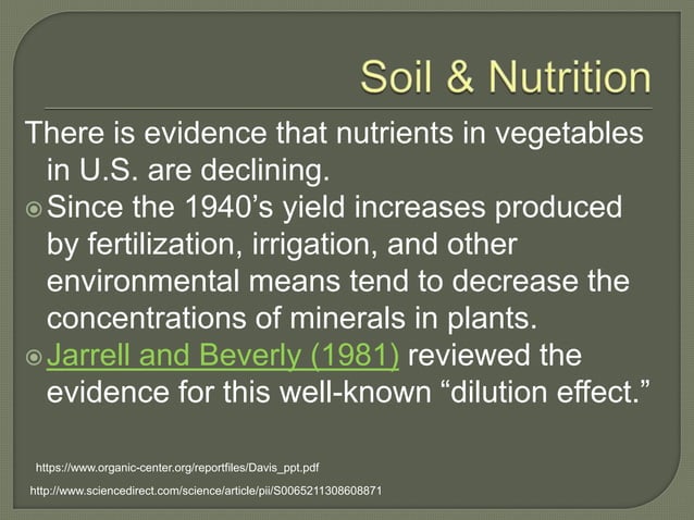 Healthy soil healthy food healthy people | PPTX