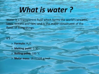 Healthy water | PPT