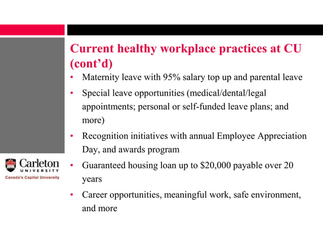 Healthy work environment | PPT