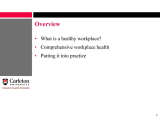 Healthy work environment | PPT