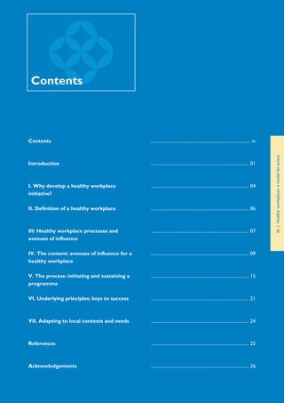 Healthy workplaces english | PDF