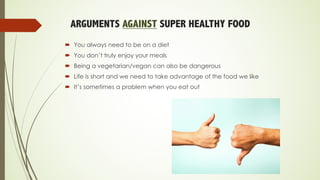 Healty food vs junk food | PDF