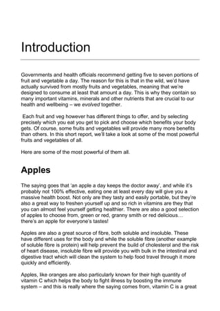 Heal with fruit and vegetables | PDF