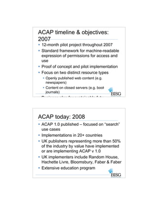 Healy "What is ACAP and Why Does It Matter?" | PDF