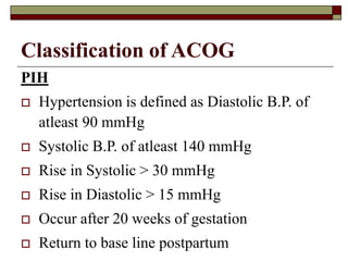 Heamatological Complications of Pregnancy Hypertention by: Prof ...