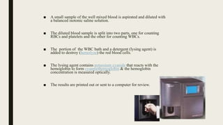 Heamatology test and techniques | PPTX