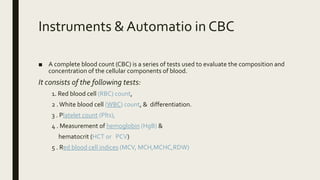 Heamatology test and techniques | PPTX