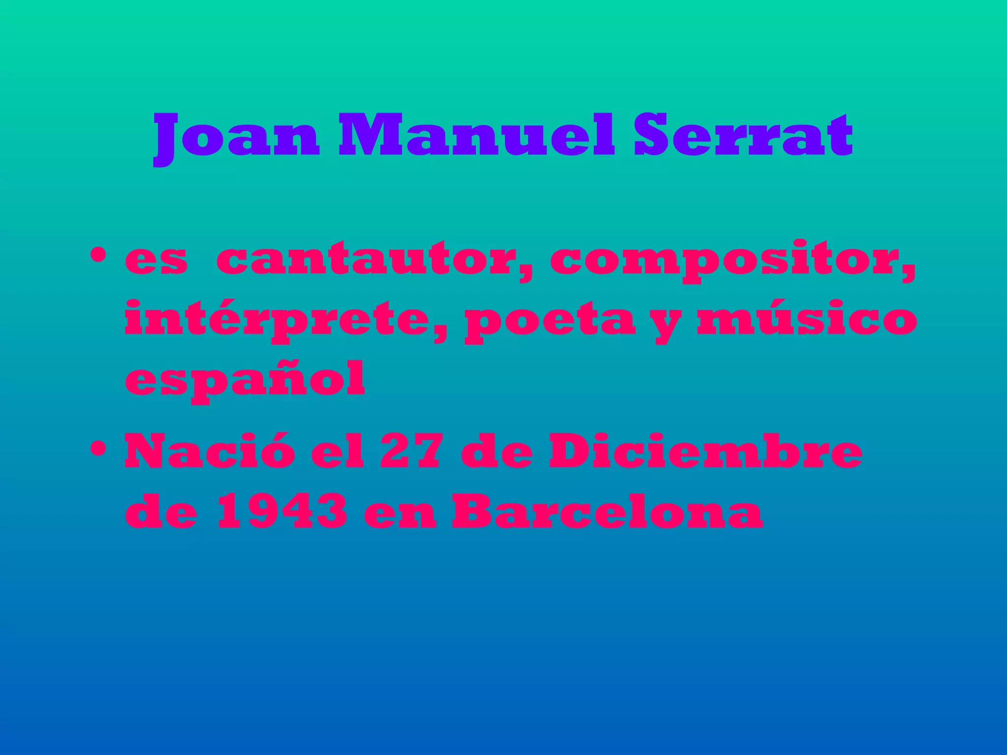 He andado muchos caminos | PPT