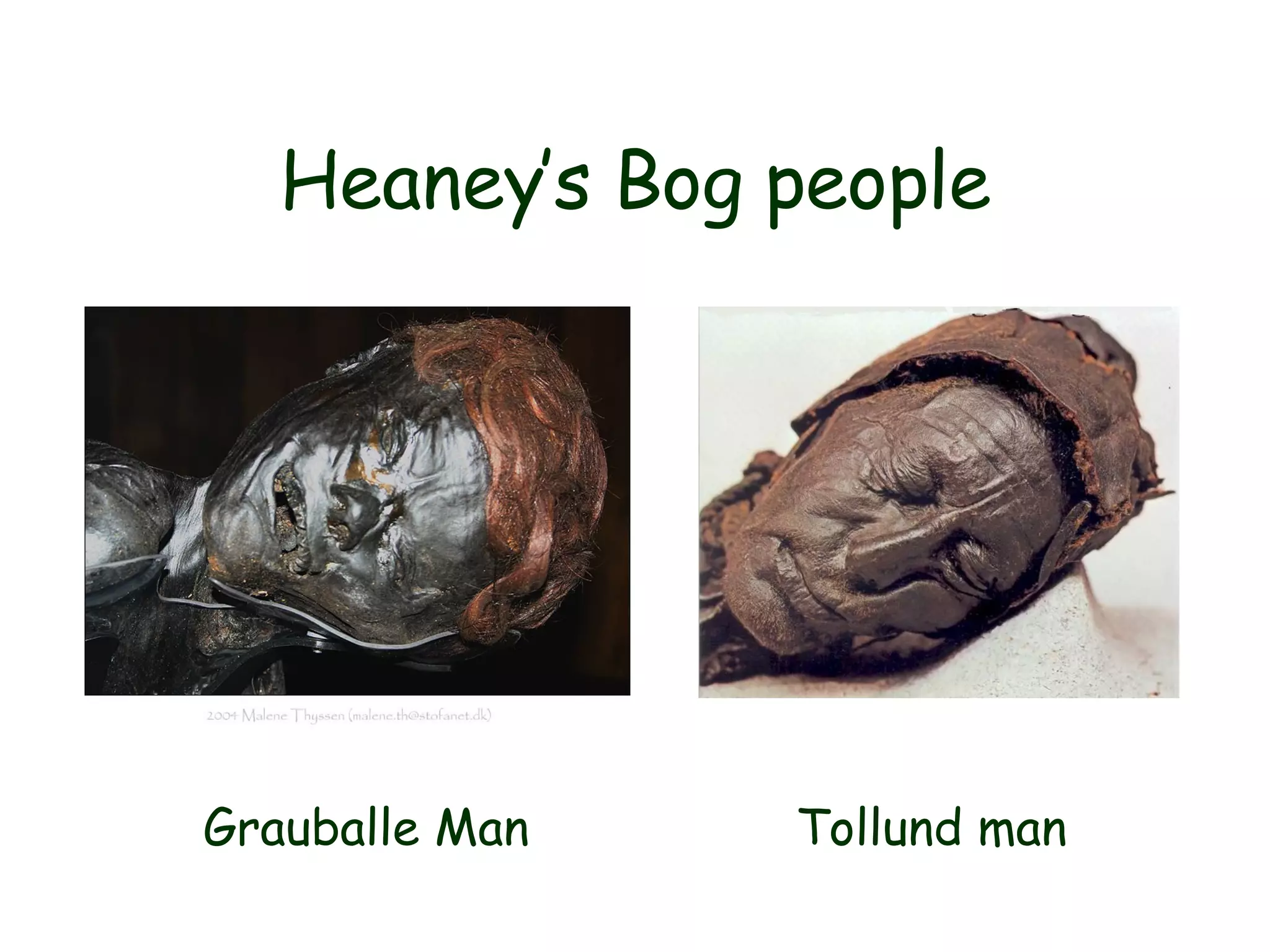 Heaney’S Bog People | PPT