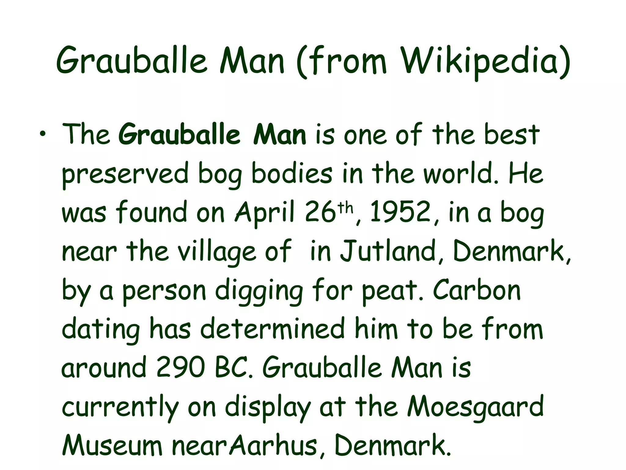 Heaney’S Bog People | PPT