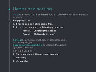 Presentation on Heap Sort | PPTX