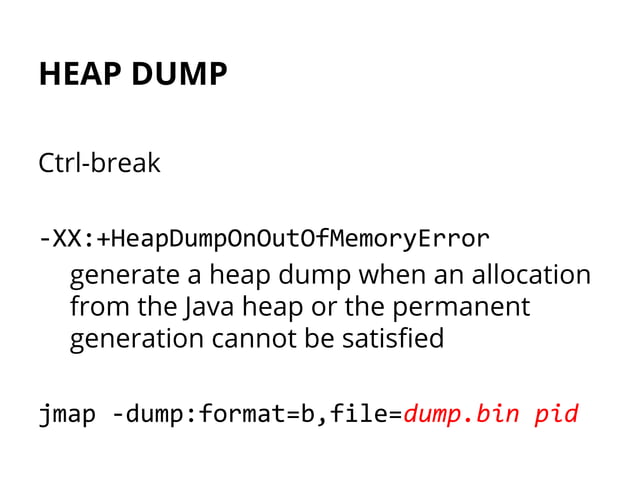 Java Heap Dump Analysis Primer | PPT